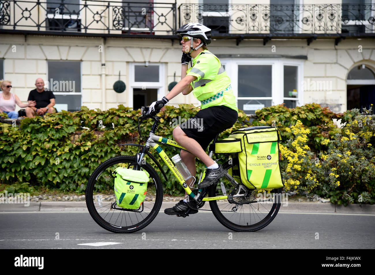 St John Ambulance Cycle Response Unit, UK Stock Photo - Alamy