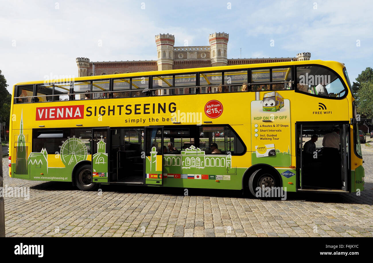 Vienna Sightseeing bus, Vienna, Austria Stock Photo - Alamy