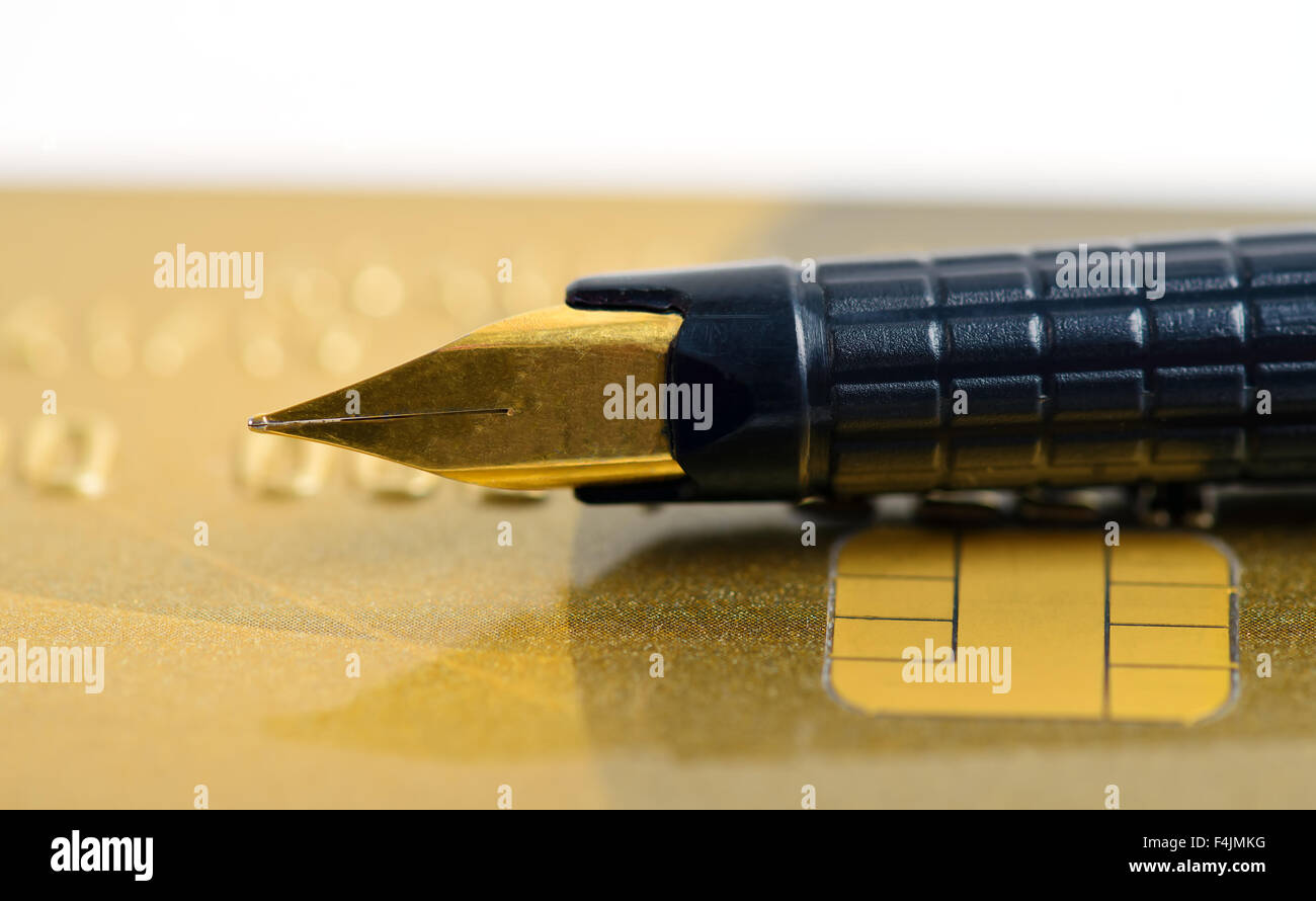 Bank signature hi-res stock photography and images - Alamy