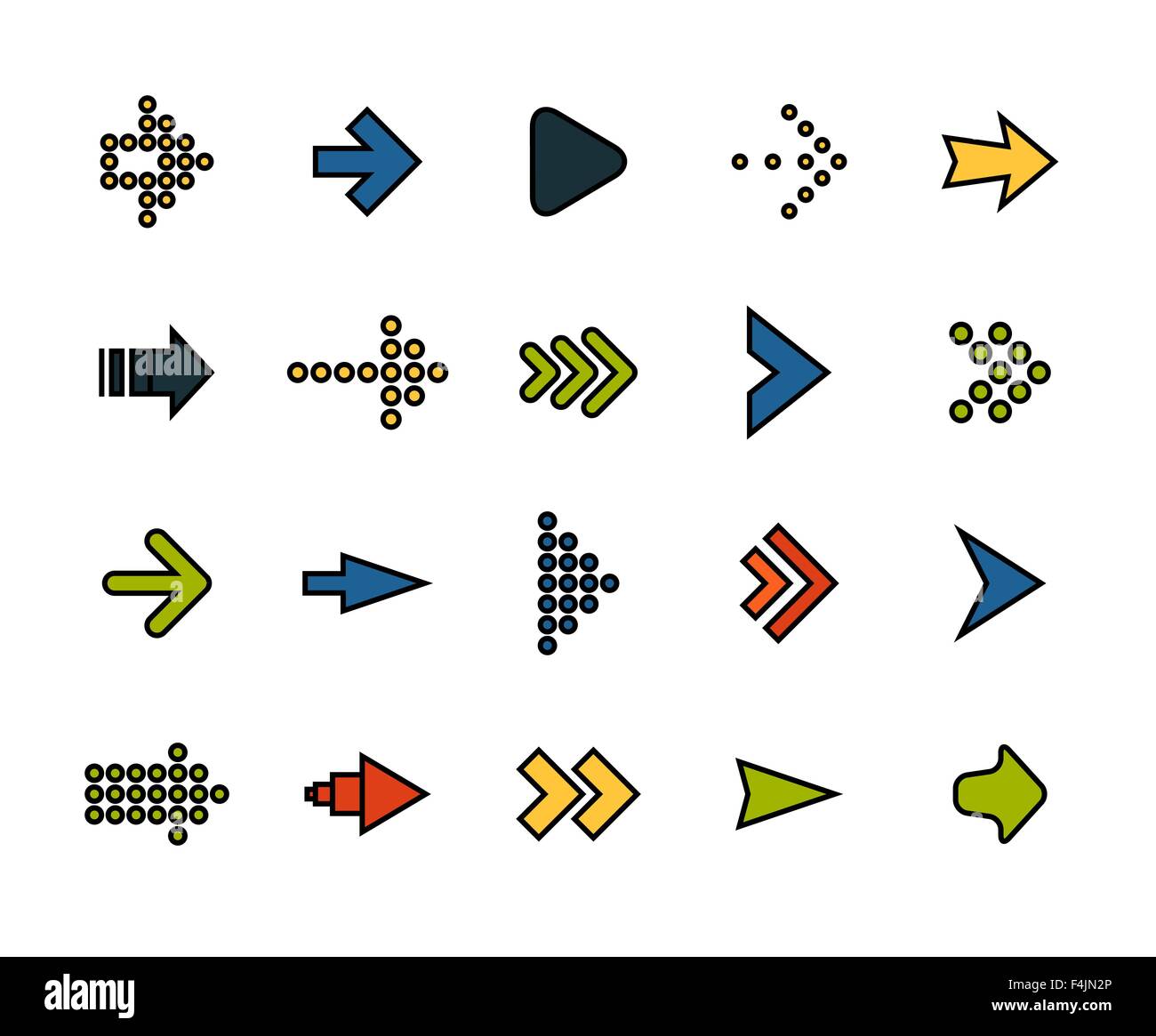 Outline icons thin flat design, modern line stroke style Stock Vector ...