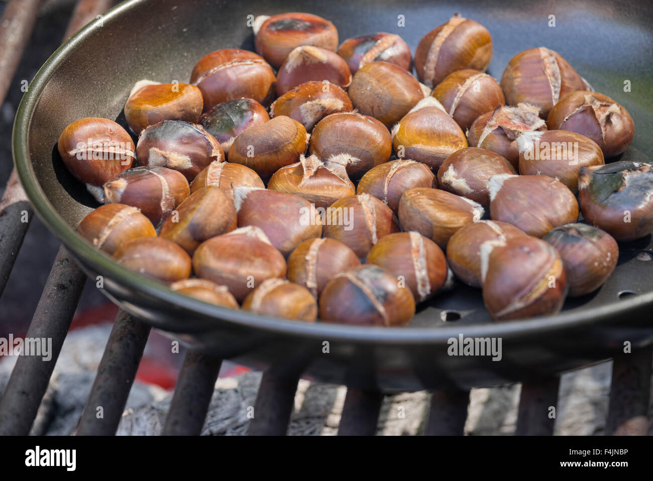 Roasted Chestnuts Open Fire