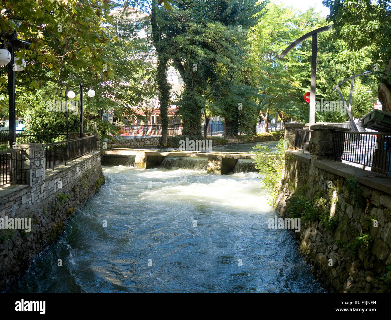 Edessa (or Edhessa) waterfall, Macedonia, Greece Stock Photo - Alamy