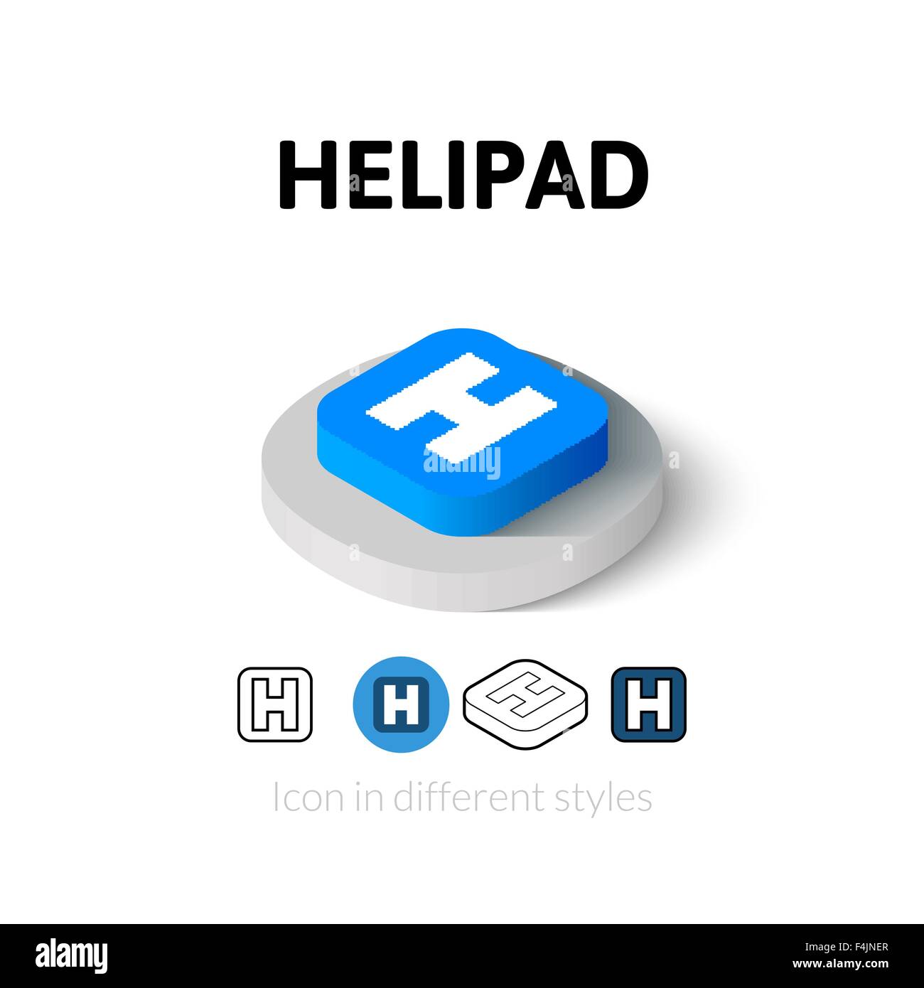 Helipad Stock Vector Images - Alamy