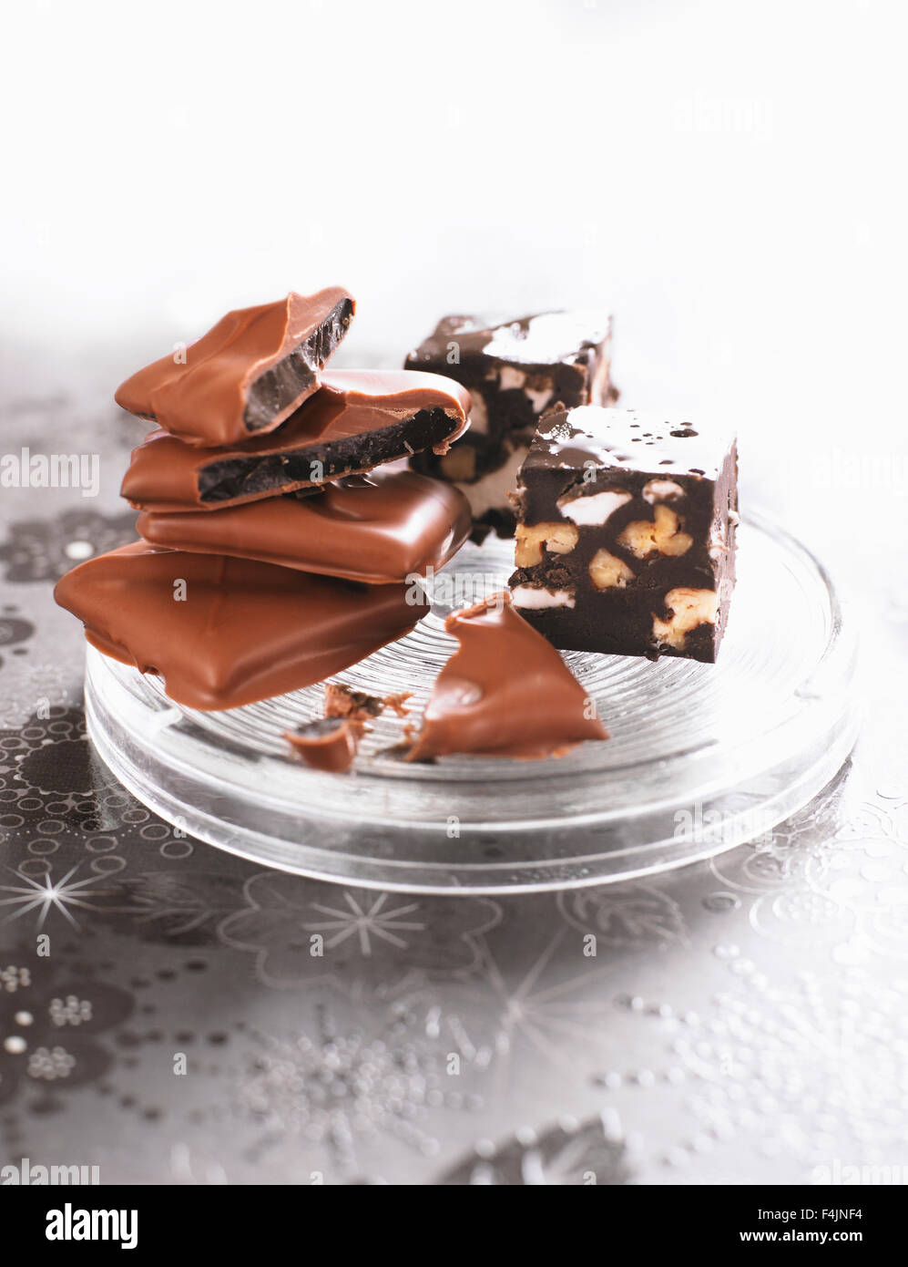 Stack of chocolate candies Stock Photo - Alamy