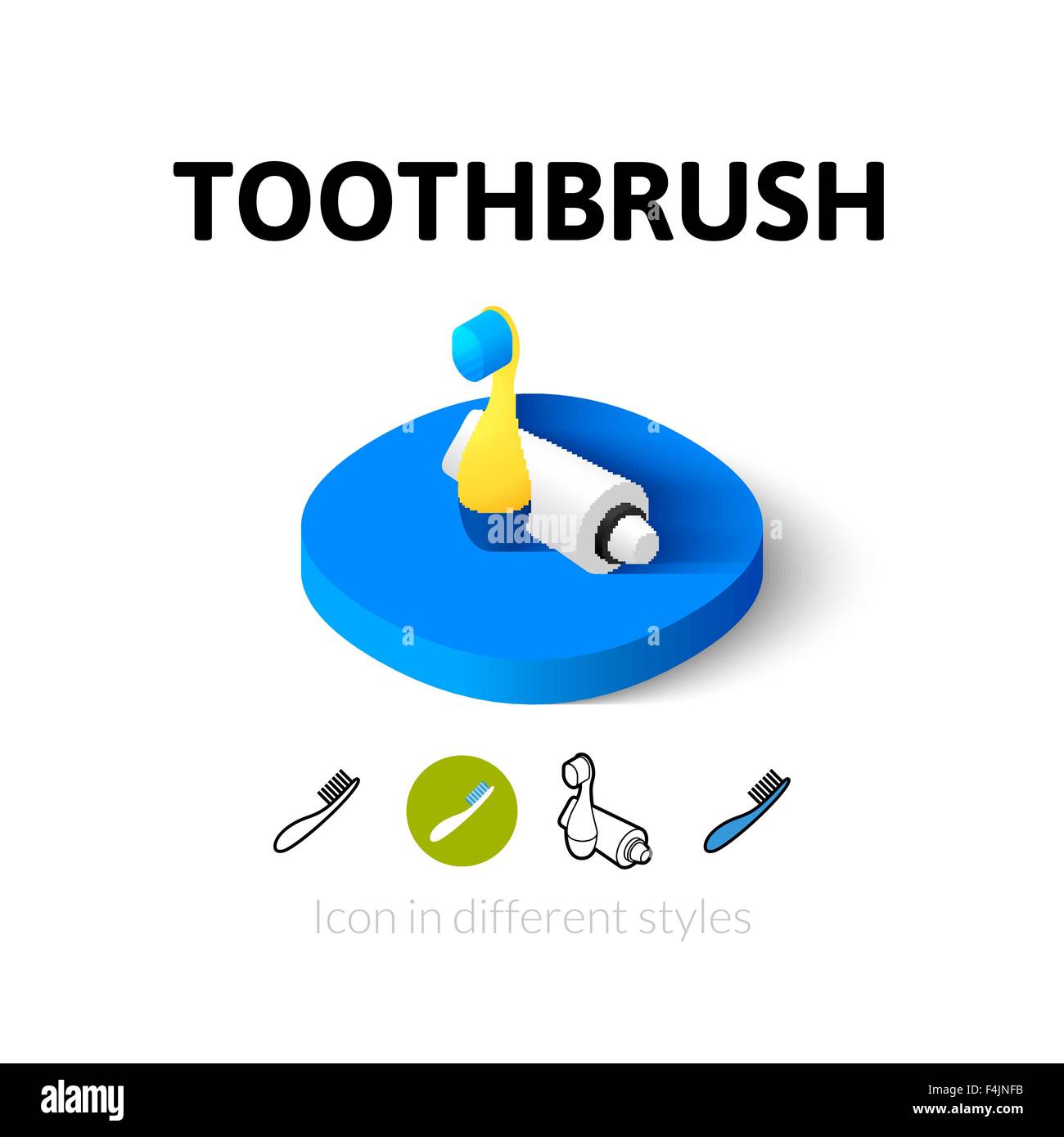 Toothbrush logo hi-res stock photography and images - Alamy