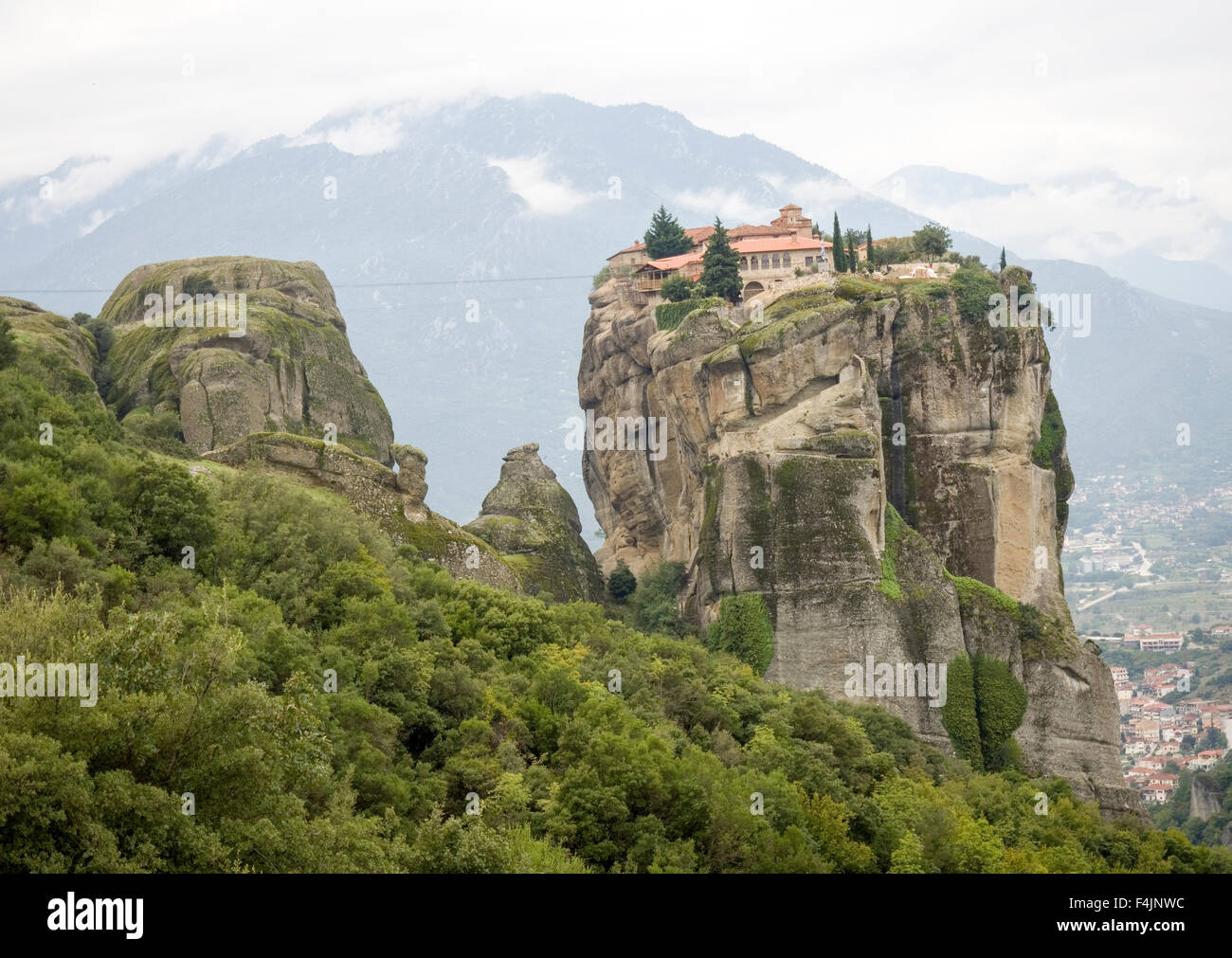 Greek monasteries of meteora hi-res stock photography and images - Alamy