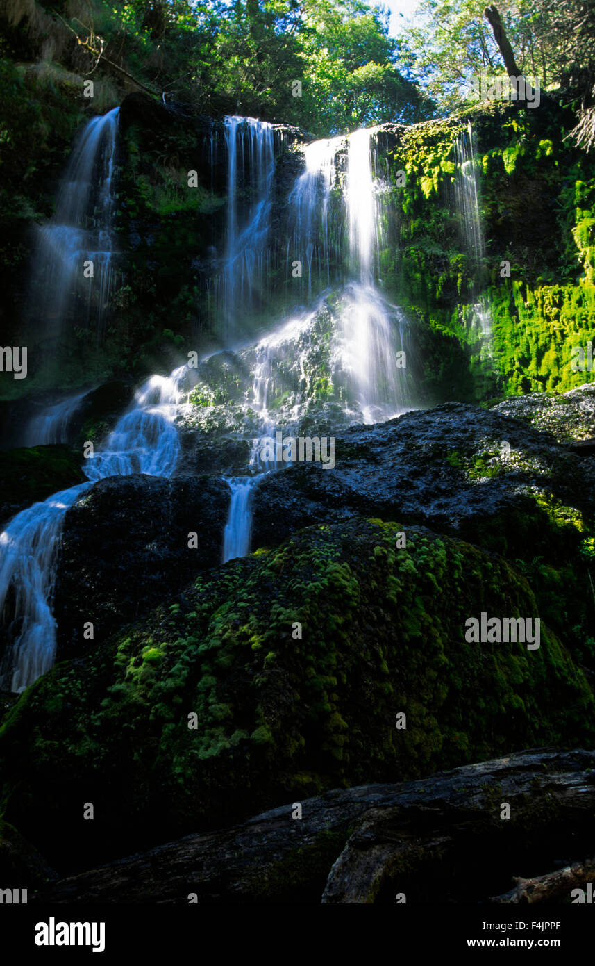 Waterfall, low angle view Stock Photo - Alamy