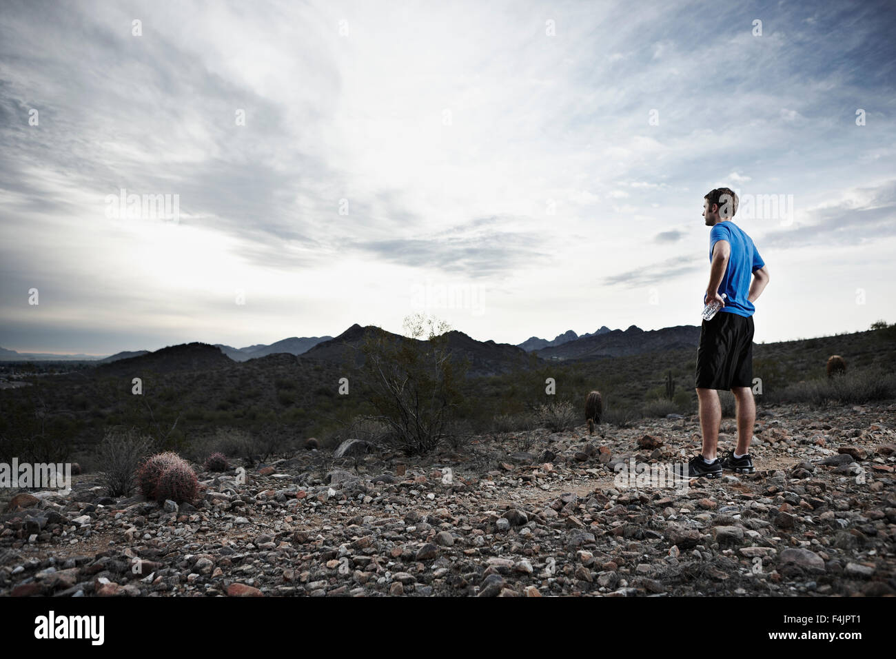 Man looking at mountain hi-res stock photography and images - Alamy