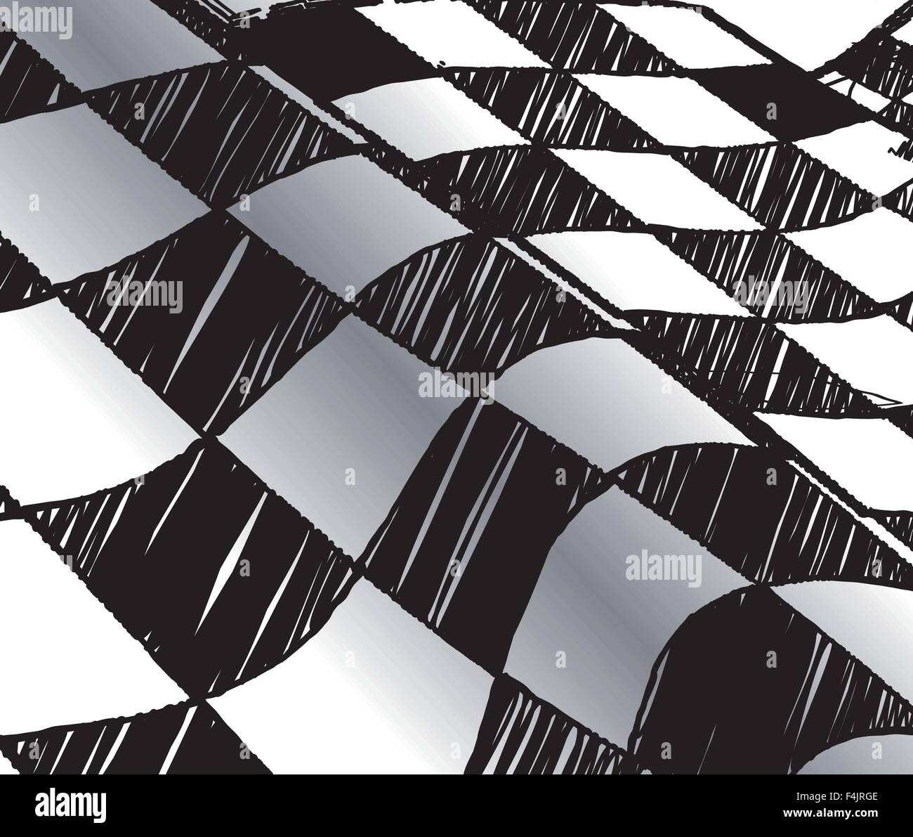 Checkered flag retro hi-res stock photography and images - Alamy