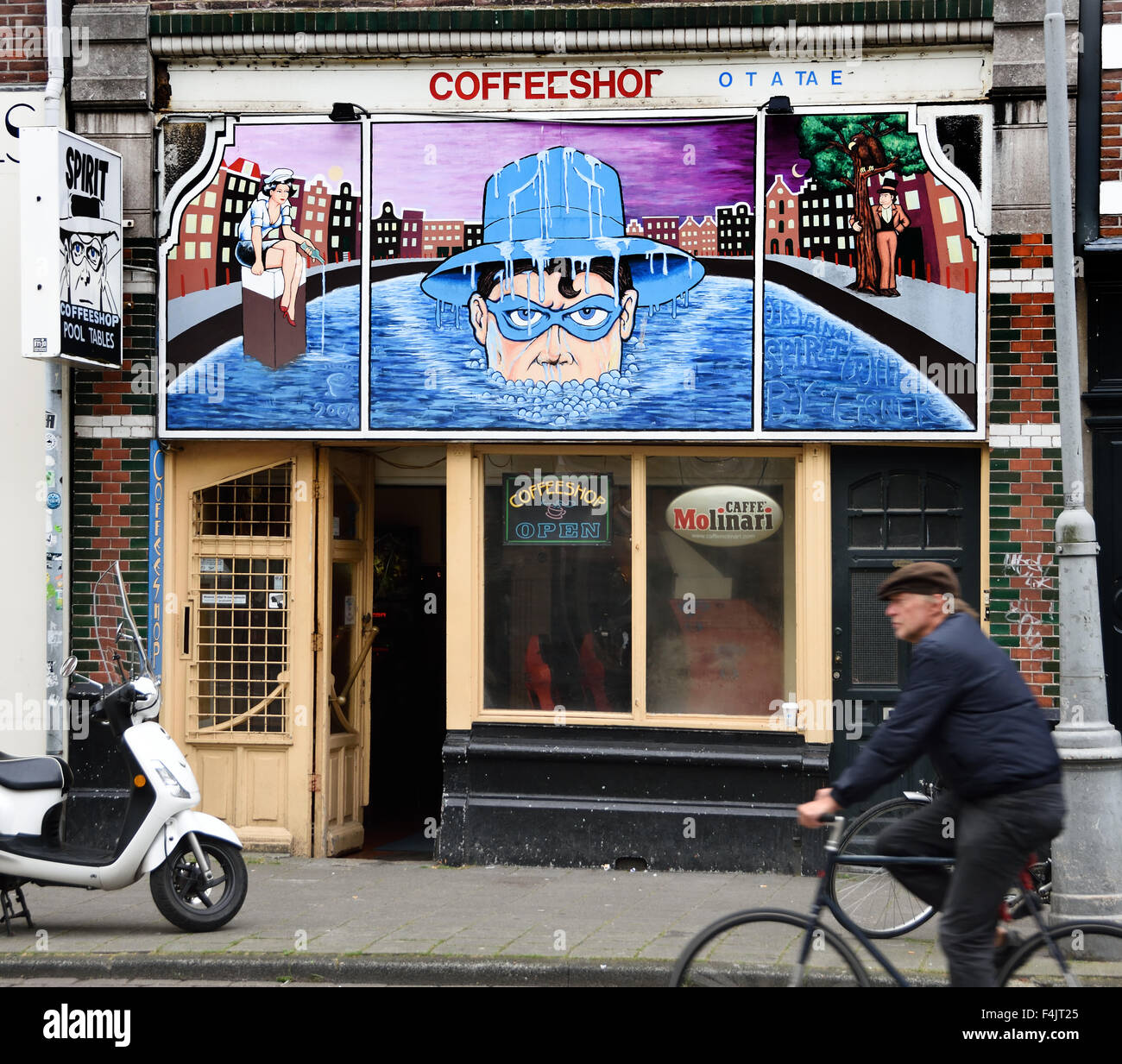 Amsterdam Netherlands Coffee Shop Joint Hashish Gras Canabis Marihuana ...