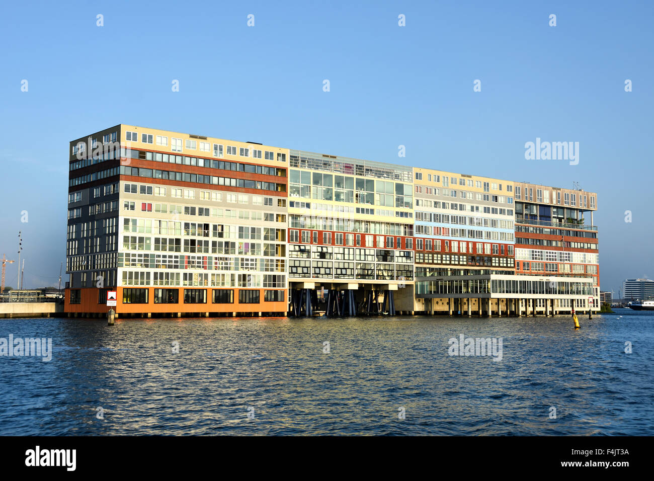 Amsterdam Netherlands modern architecture Apartments on Westerdoksdijk ...