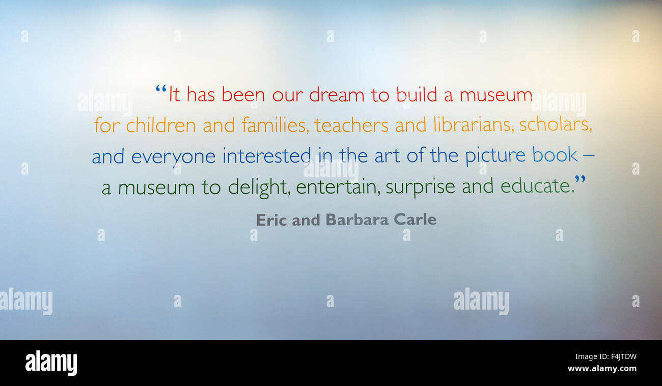 Eric Carle museum of picture book art in Amherst MA Stock Photo - Alamy