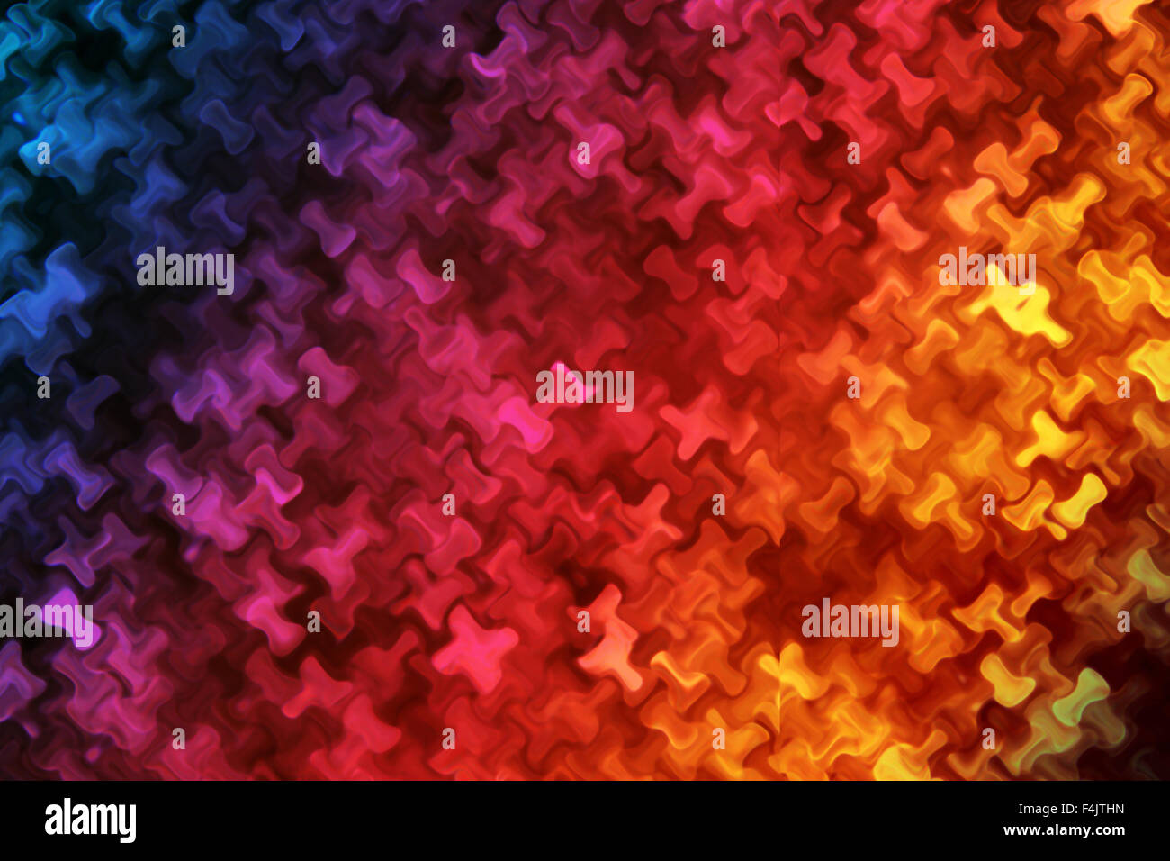 2D rendered image with wave distortion effect Stock Photo - Alamy