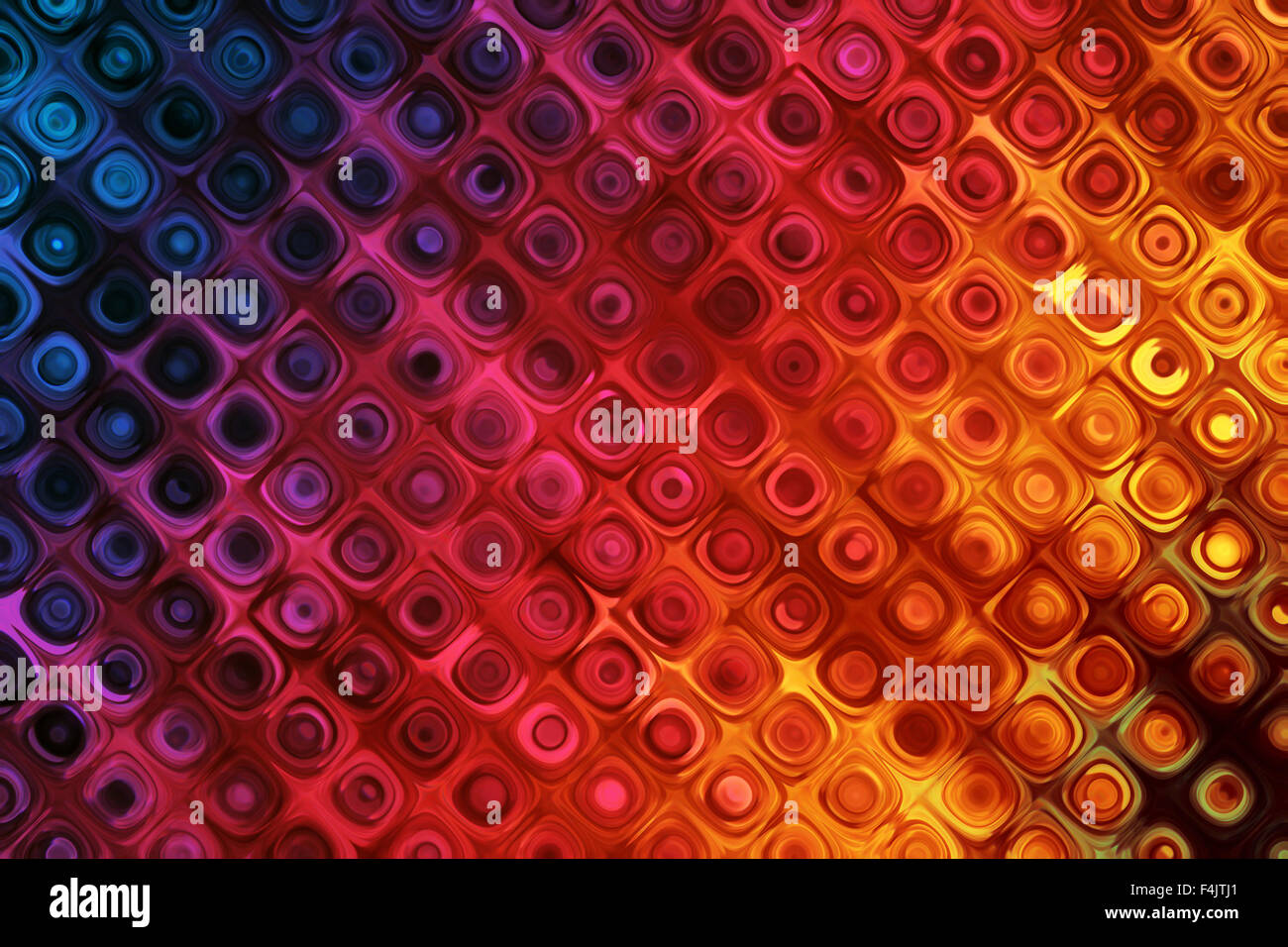 2D rendered image with bubbles pattern effect Stock Photo - Alamy