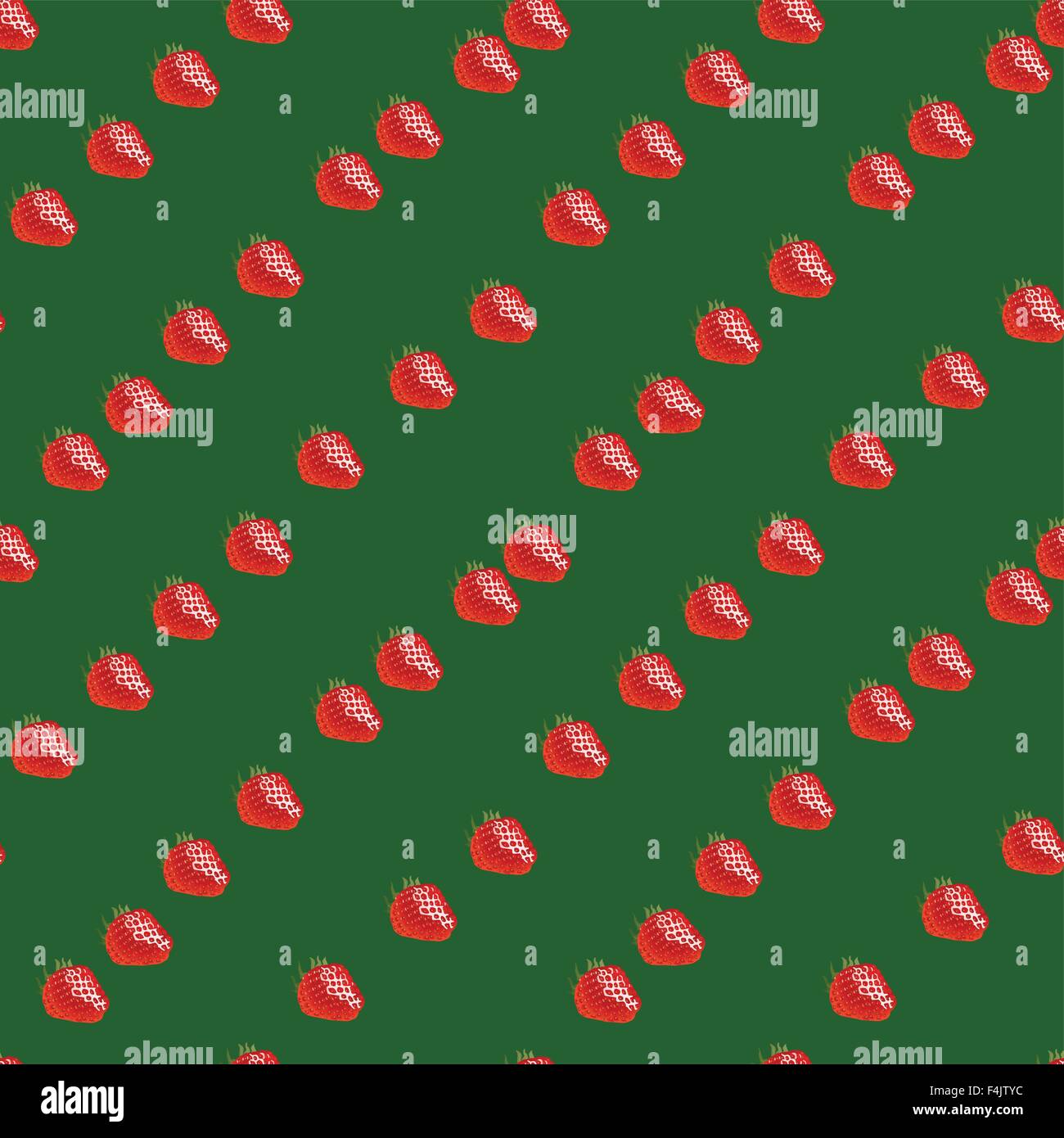 Seamless pattern with strawberry Stock Vector Image & Art - Alamy