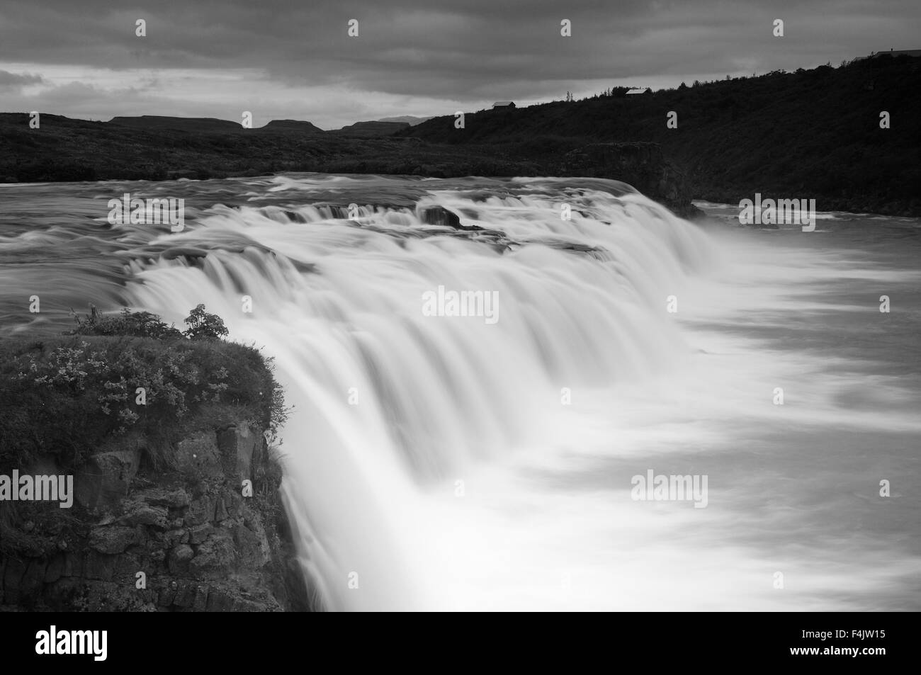 View of waterfall Stock Photo - Alamy