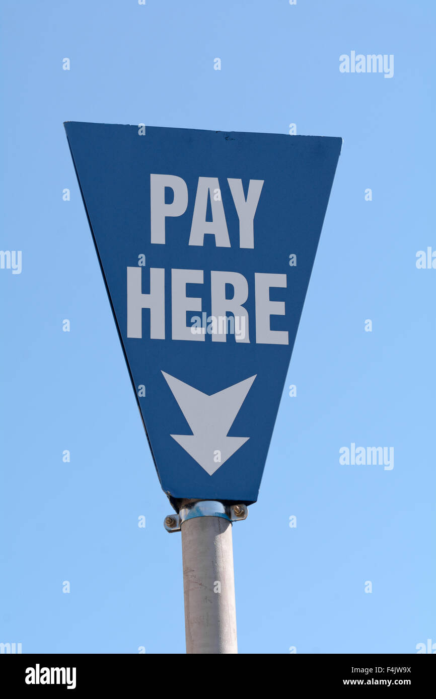 Car park arrow hi-res stock photography and images - Alamy