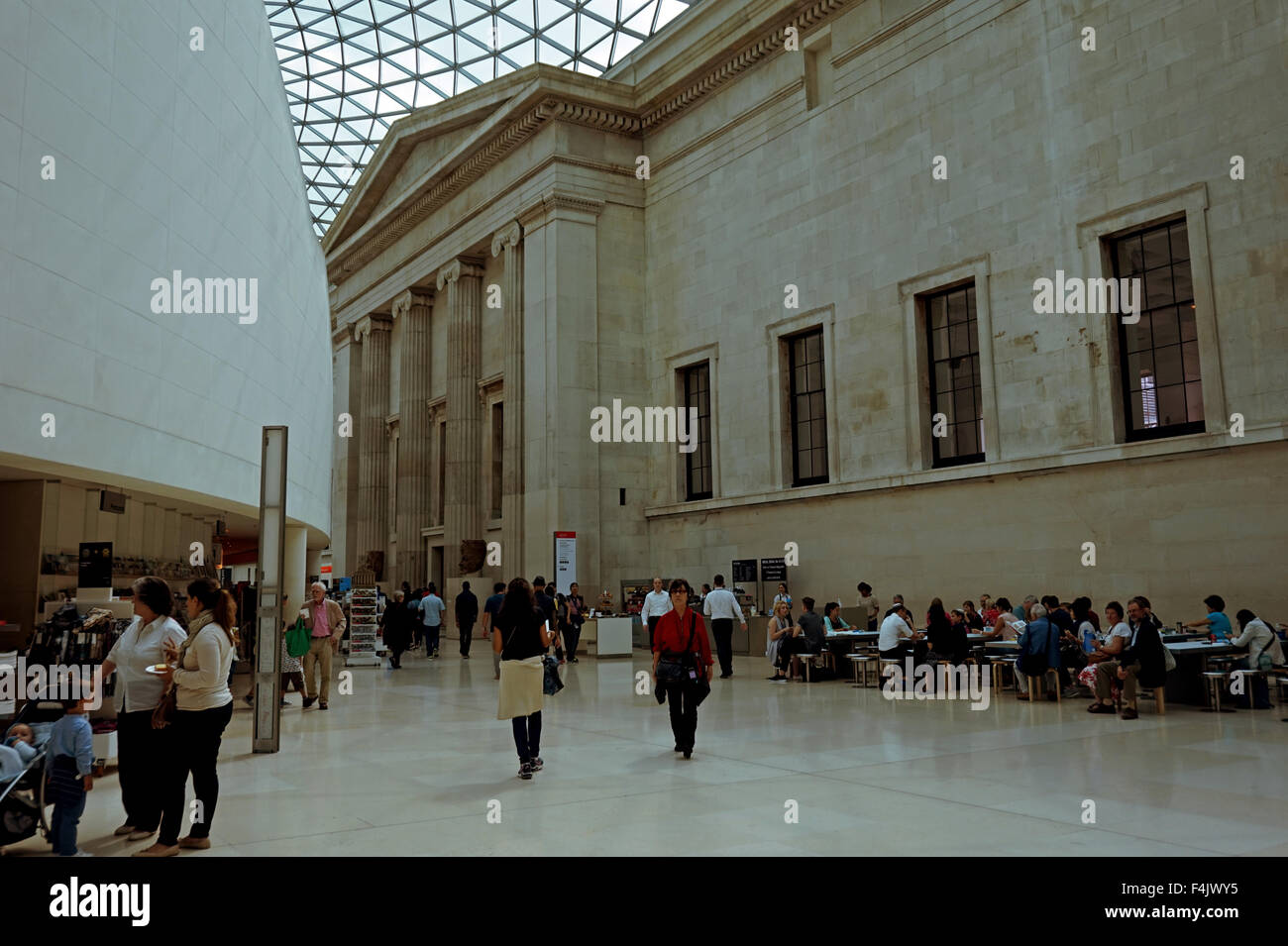 The Great Court at the British Museum, London, England, UK Stock Photo ...