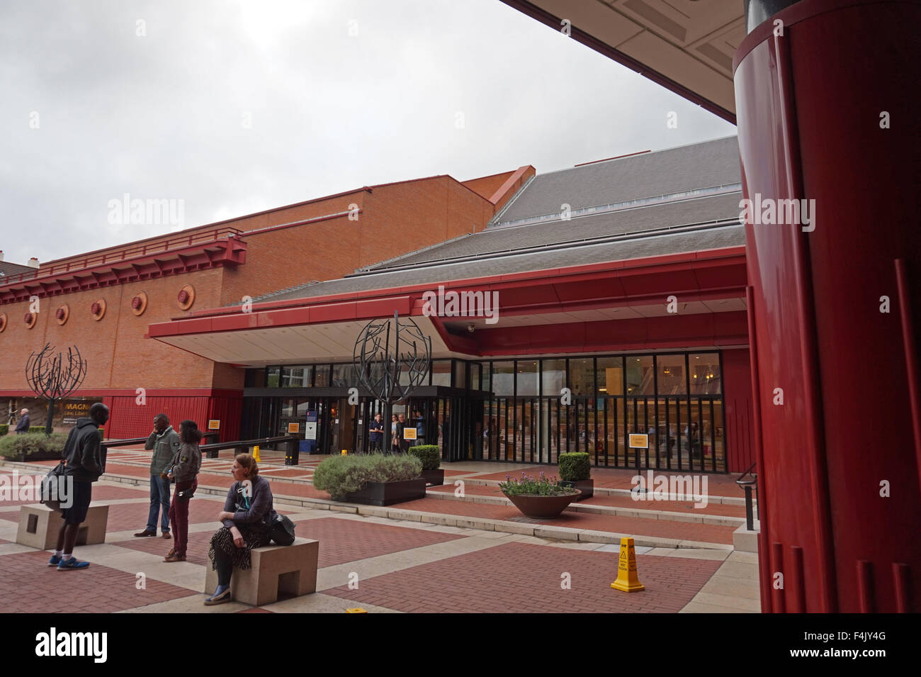 Entrance to the British Library, London Stock Photo - Alamy