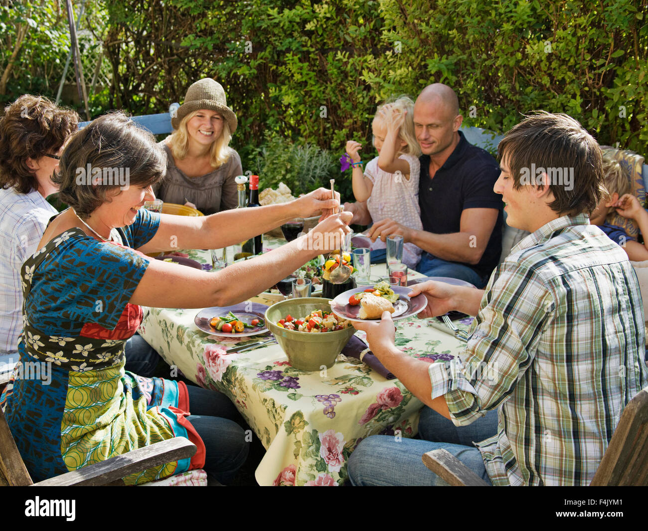 Scandinavia meal outdoors summer hi-res stock photography and images ...