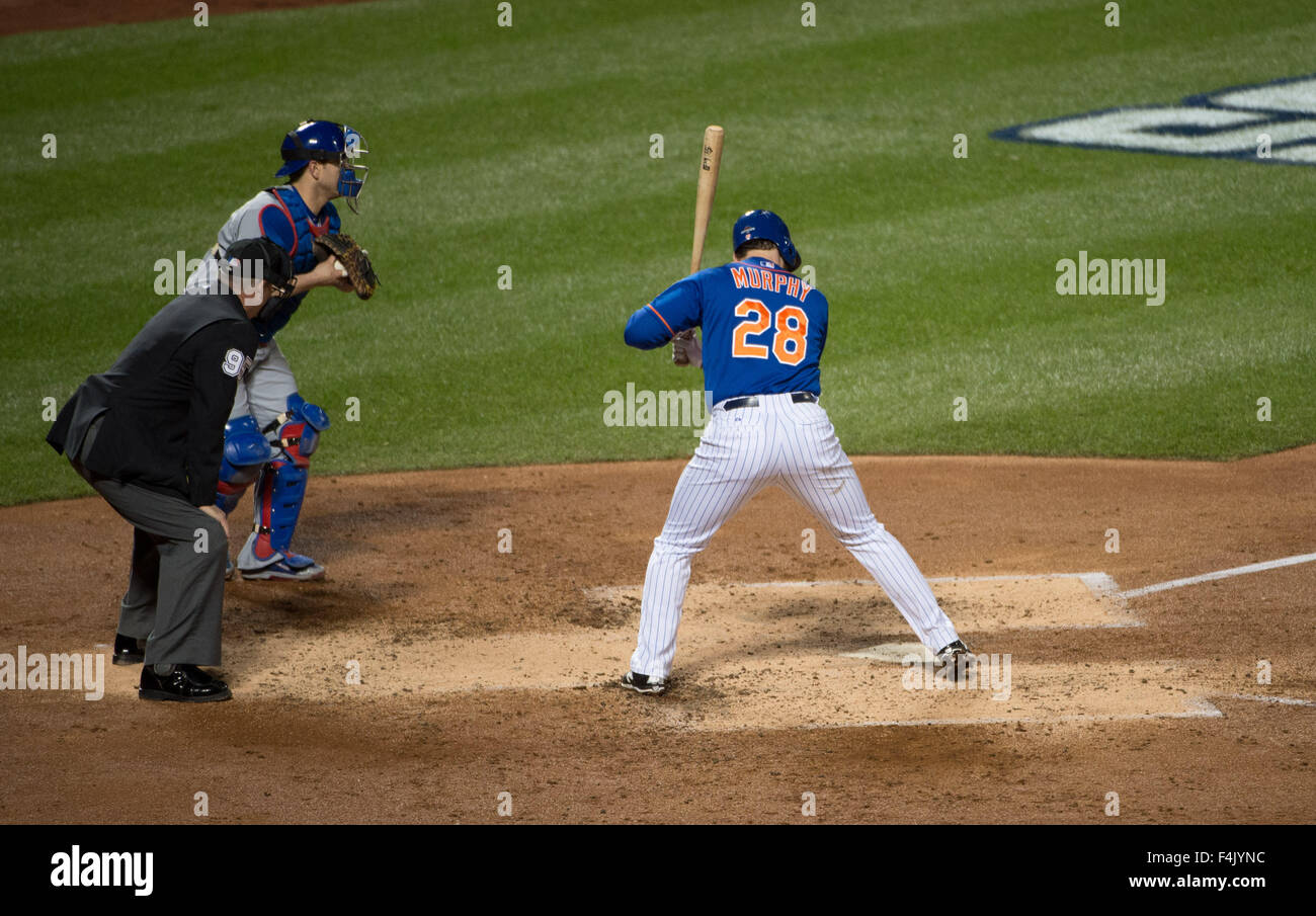 New York, NY, USA. 18th Oct, 2015. New York Mets second baseman DANIEL ...