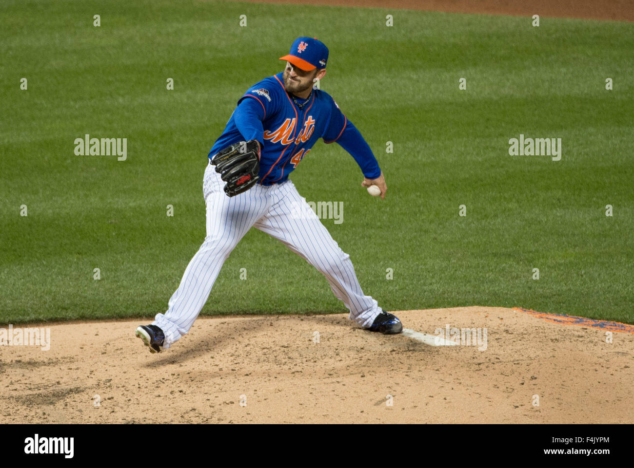 New York, NY, USA. 18th Oct, 2015. New York Mets starting pitcher ...