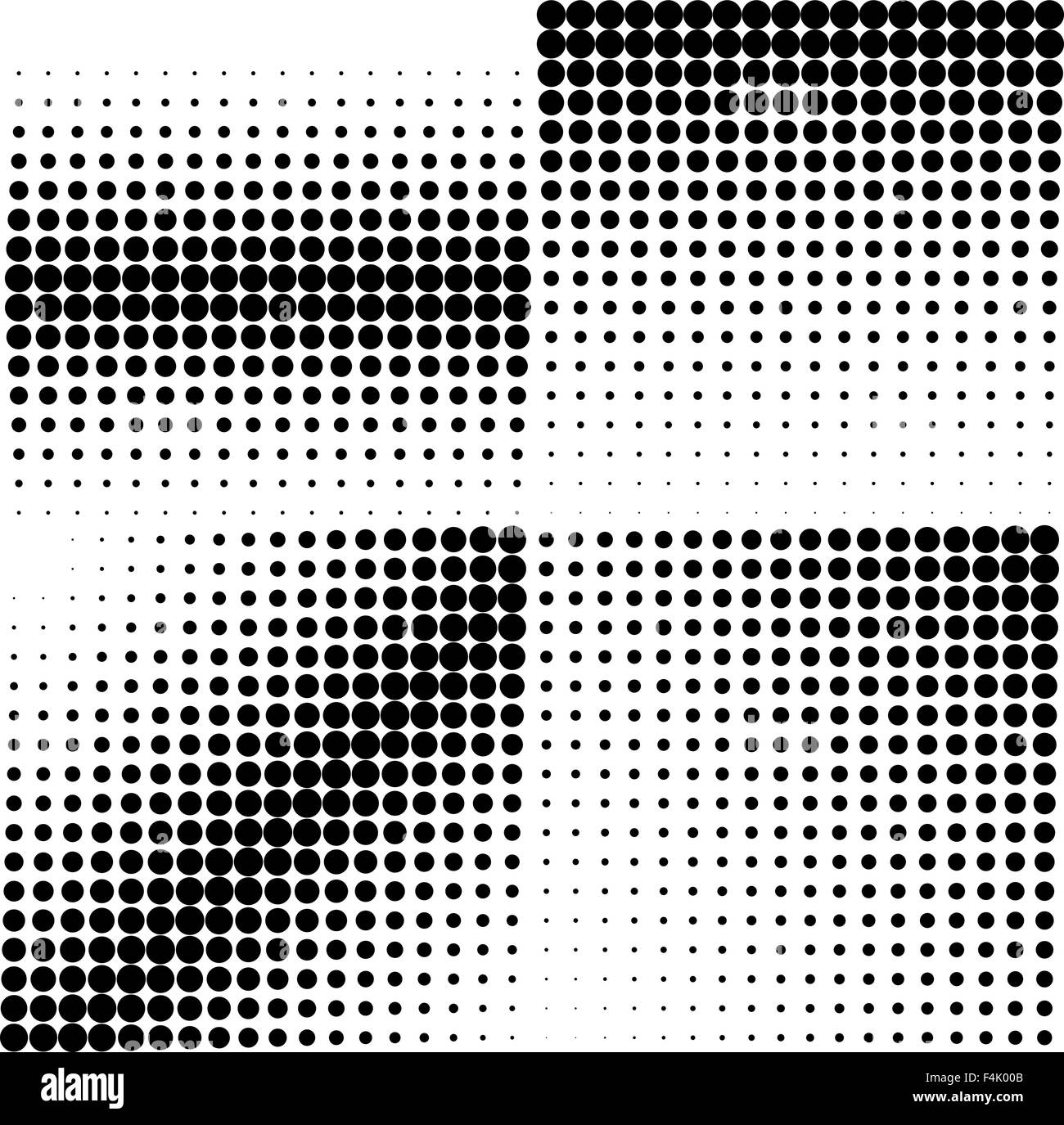 Set of 4 halftones. Vector illustration Stock Vector Image & Art - Alamy