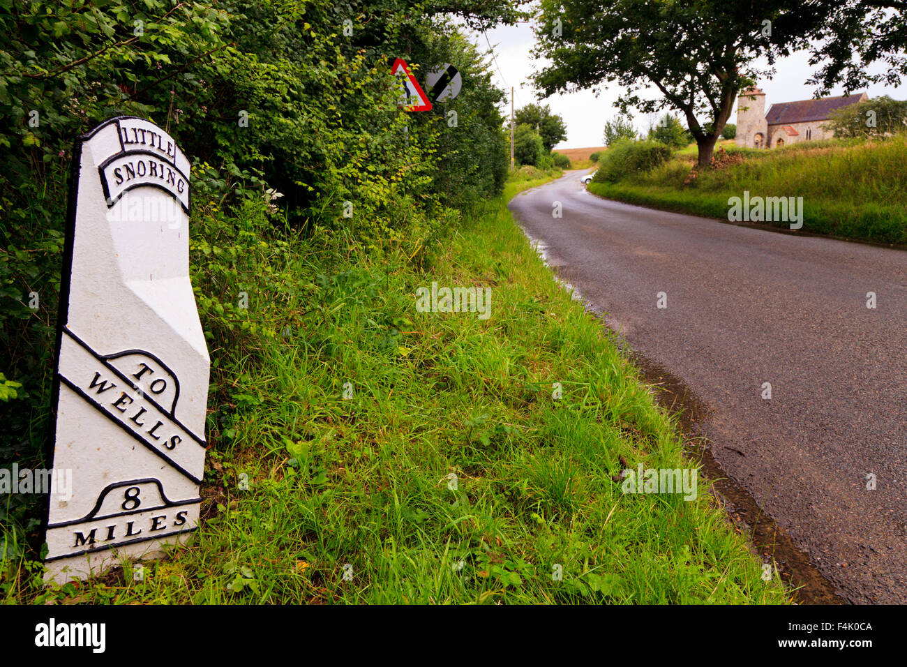 Old english milestone hi-res stock photography and images - Alamy