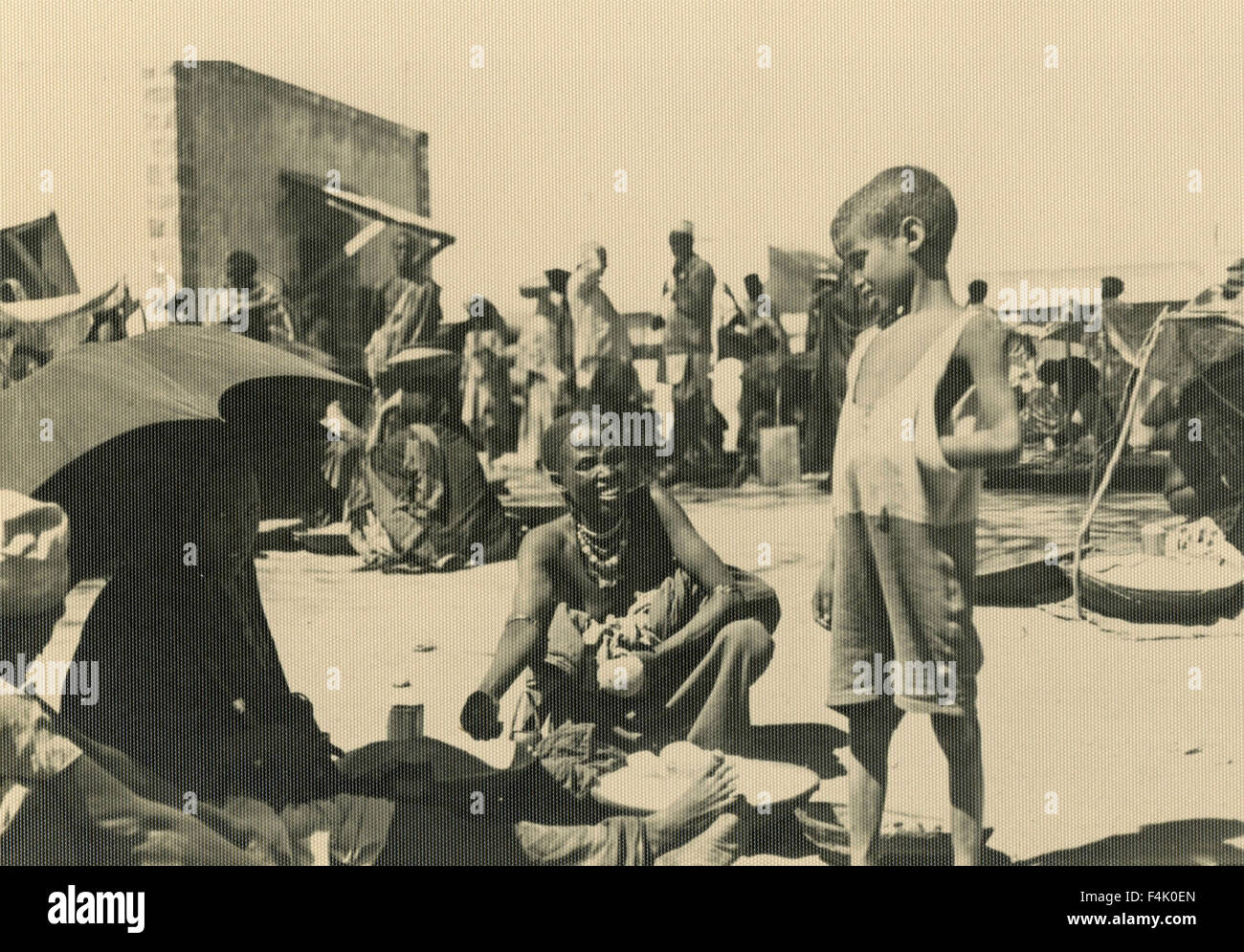African child at the market, Africa Stock Photo - Alamy