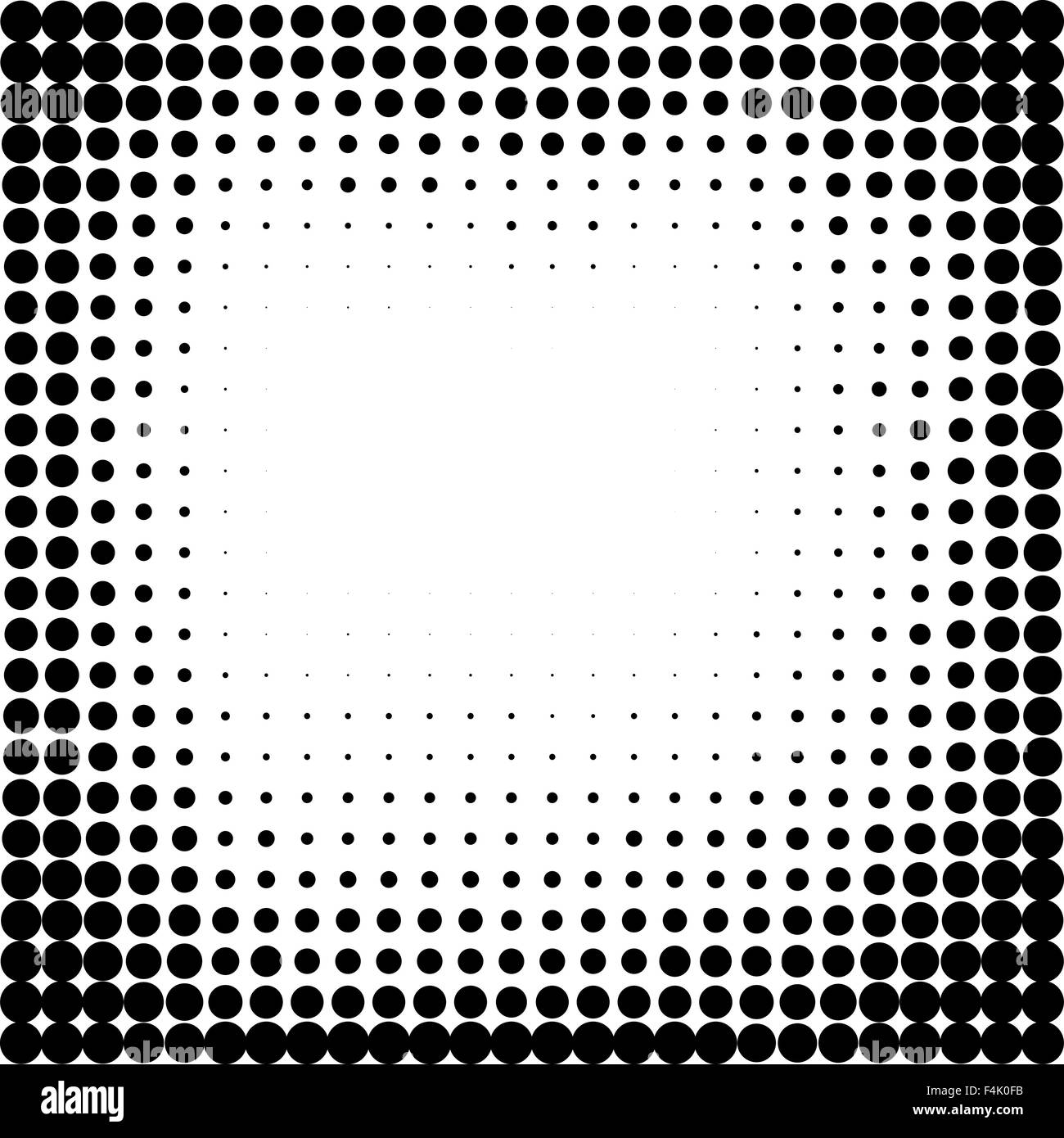 halftone background.Halftone dots frame.Abstract vector illustration ...