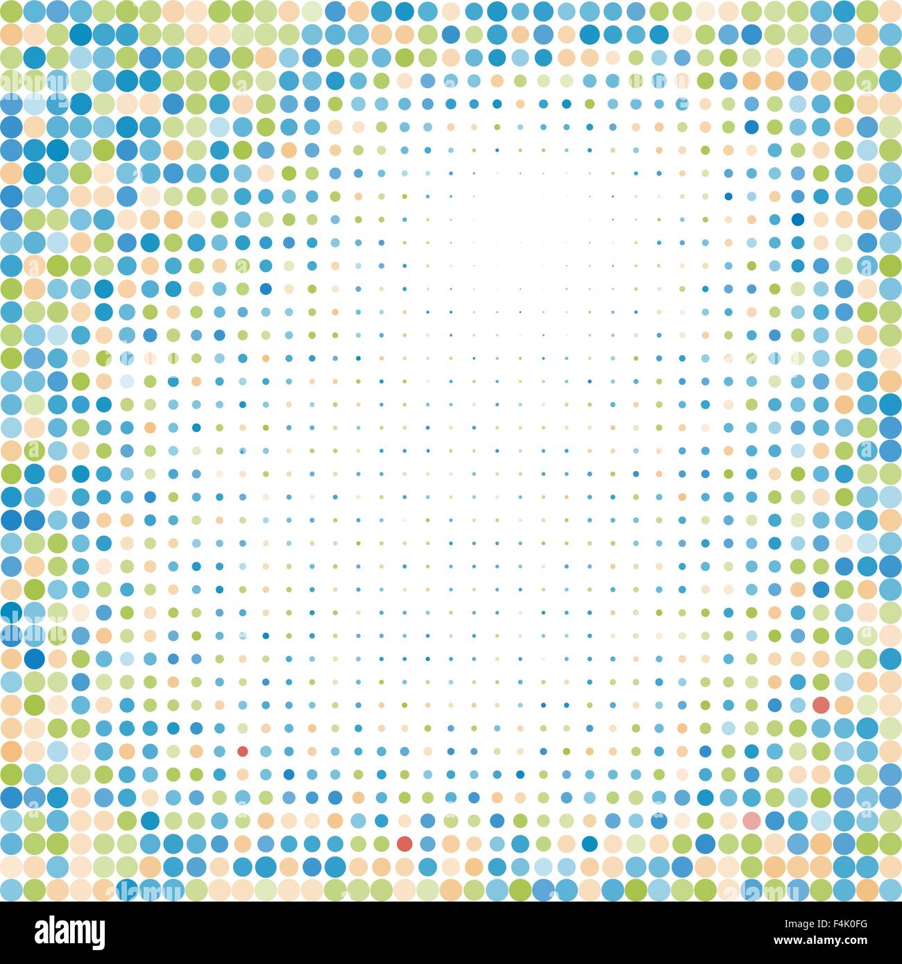 Colorful halftone background.Halftone dots frame.Abstract vector ...