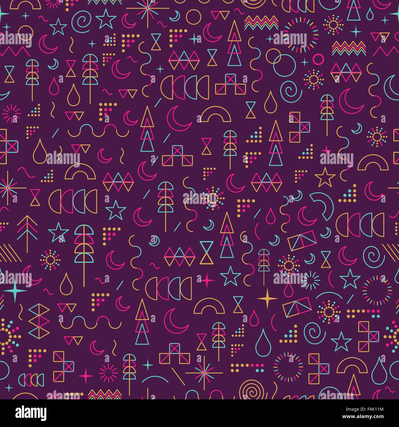 Seamless vector linear pattern hi-res stock photography and images - Alamy