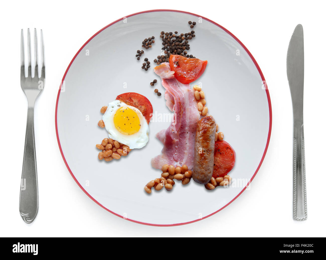 Full english breakfast plate hi-res stock photography and images - Alamy