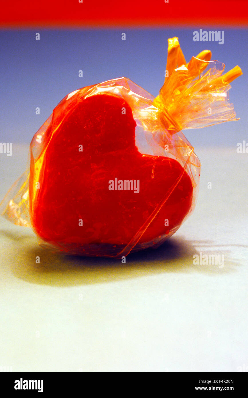 Wrapped Heart Shape Stock Photo - Alamy