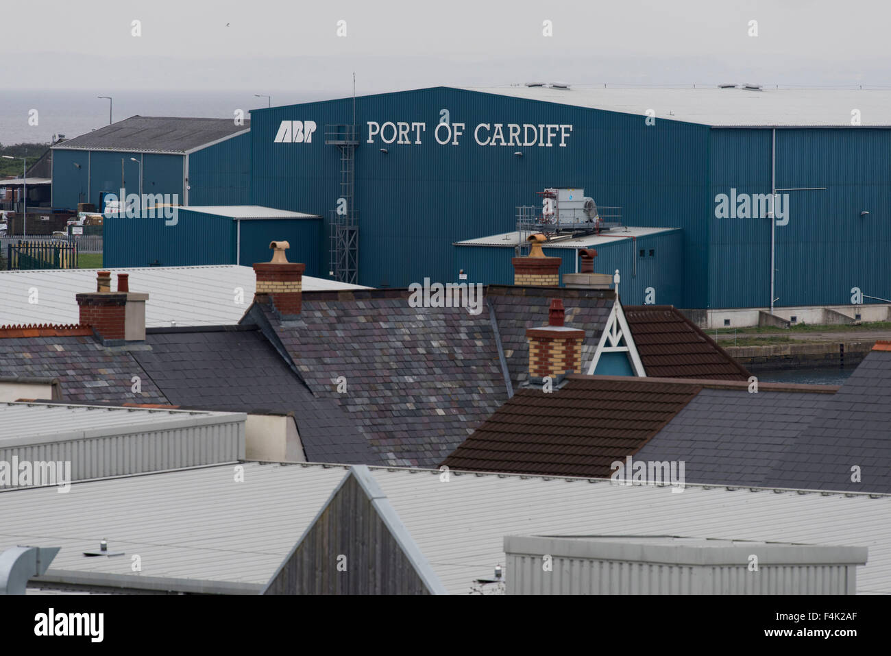 The ABP (Association of British Ports) Port of Cardiff at Cardiff Bay ...