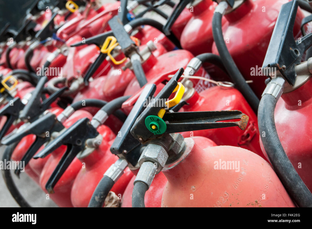 Fire extinguishers foam water co2 hi-res stock photography and images ...