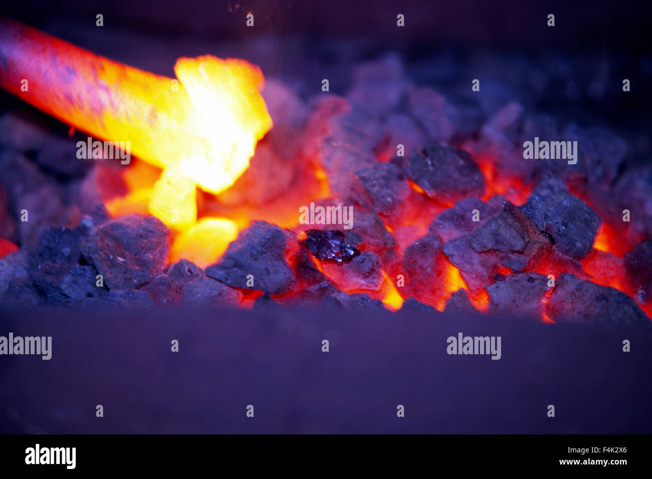 Warming Iron Bars Stock Photo - Alamy