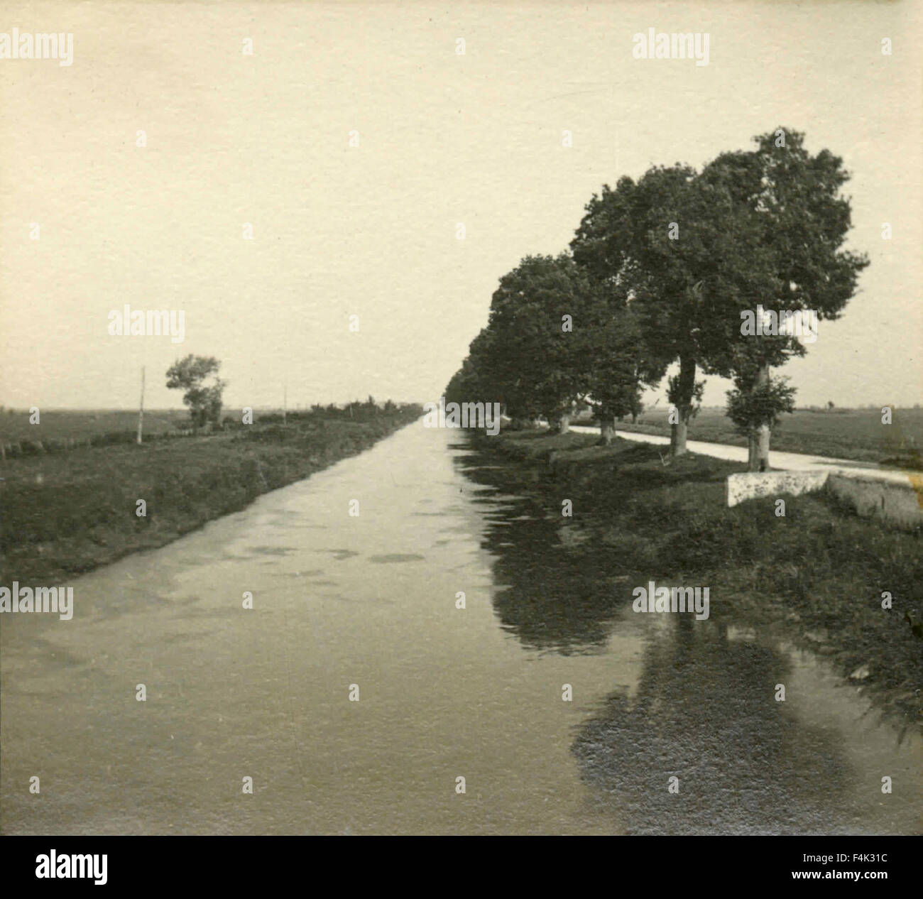 Channel on the Via Appia, Terracina, Italy Stock Photo - Alamy