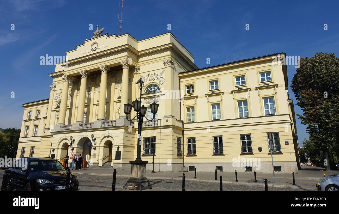 Mostowski Palace Warsaw Poland EU Stock Photo - Alamy