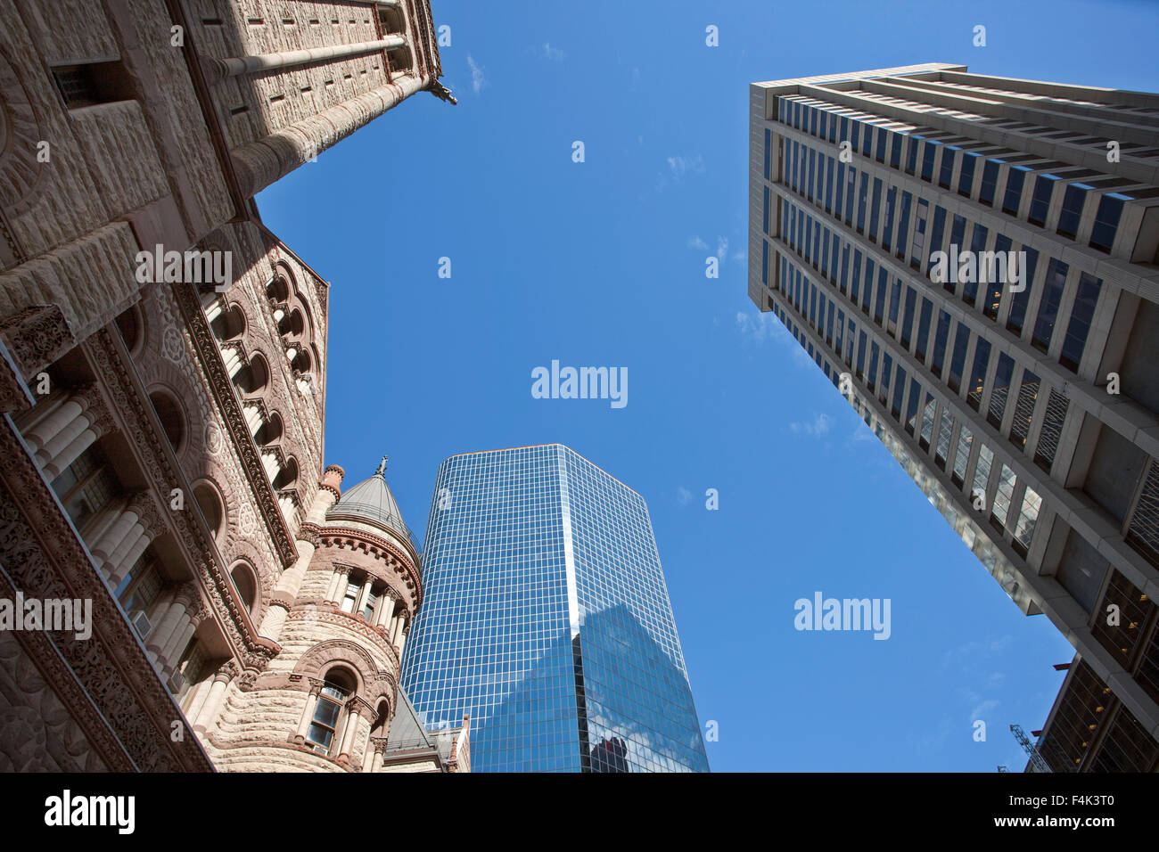 Toronto Downtown urban city blue sky modern Stock Photo - Alamy