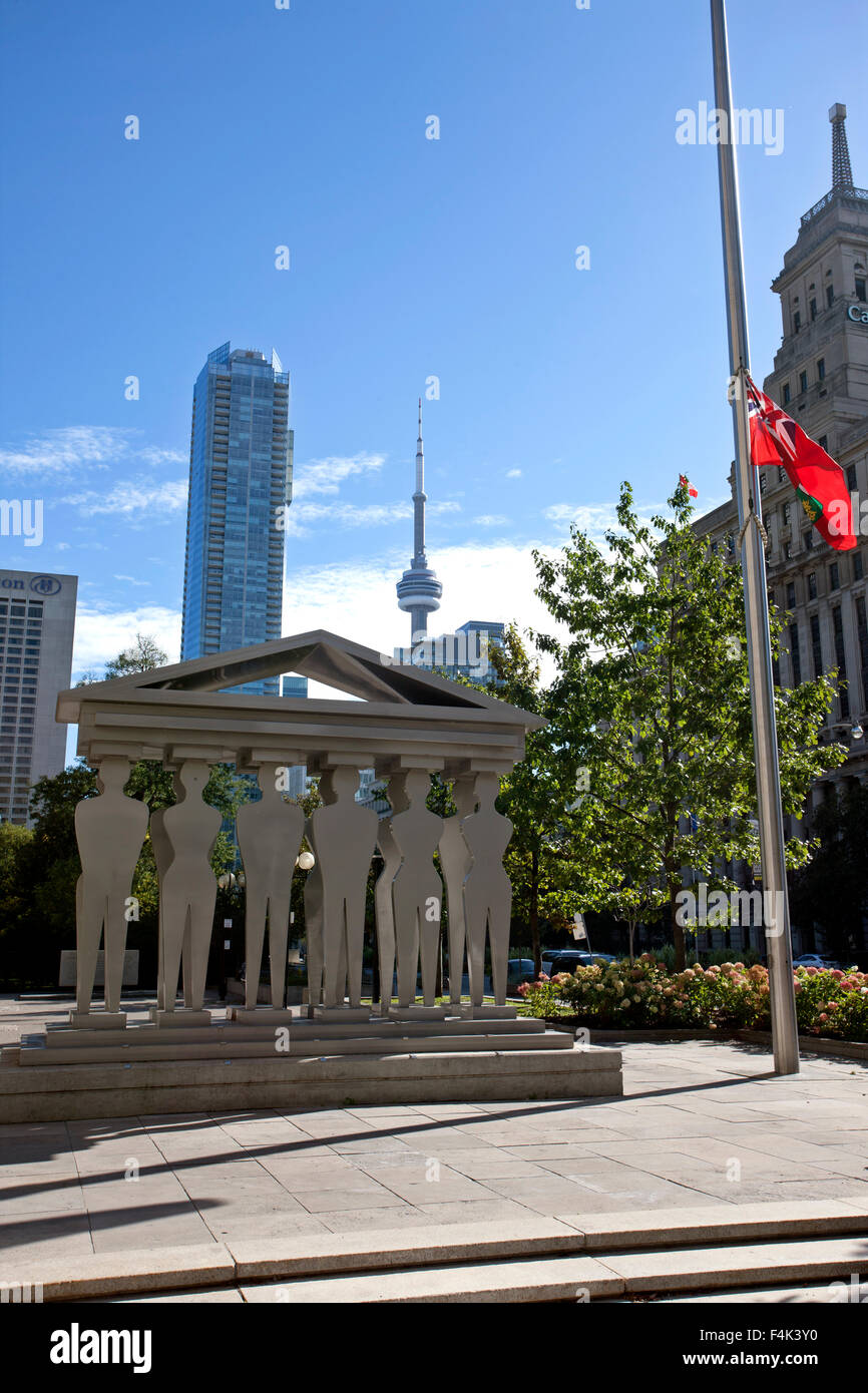 Toronto Downtown urban city blue sky modern Stock Photo - Alamy