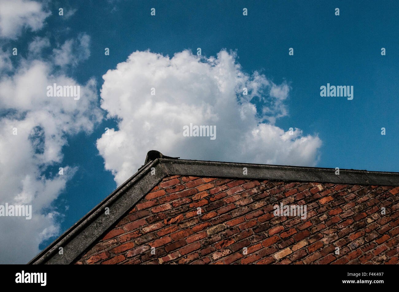 Gable end brickwork wall hi-res stock photography and images - Alamy