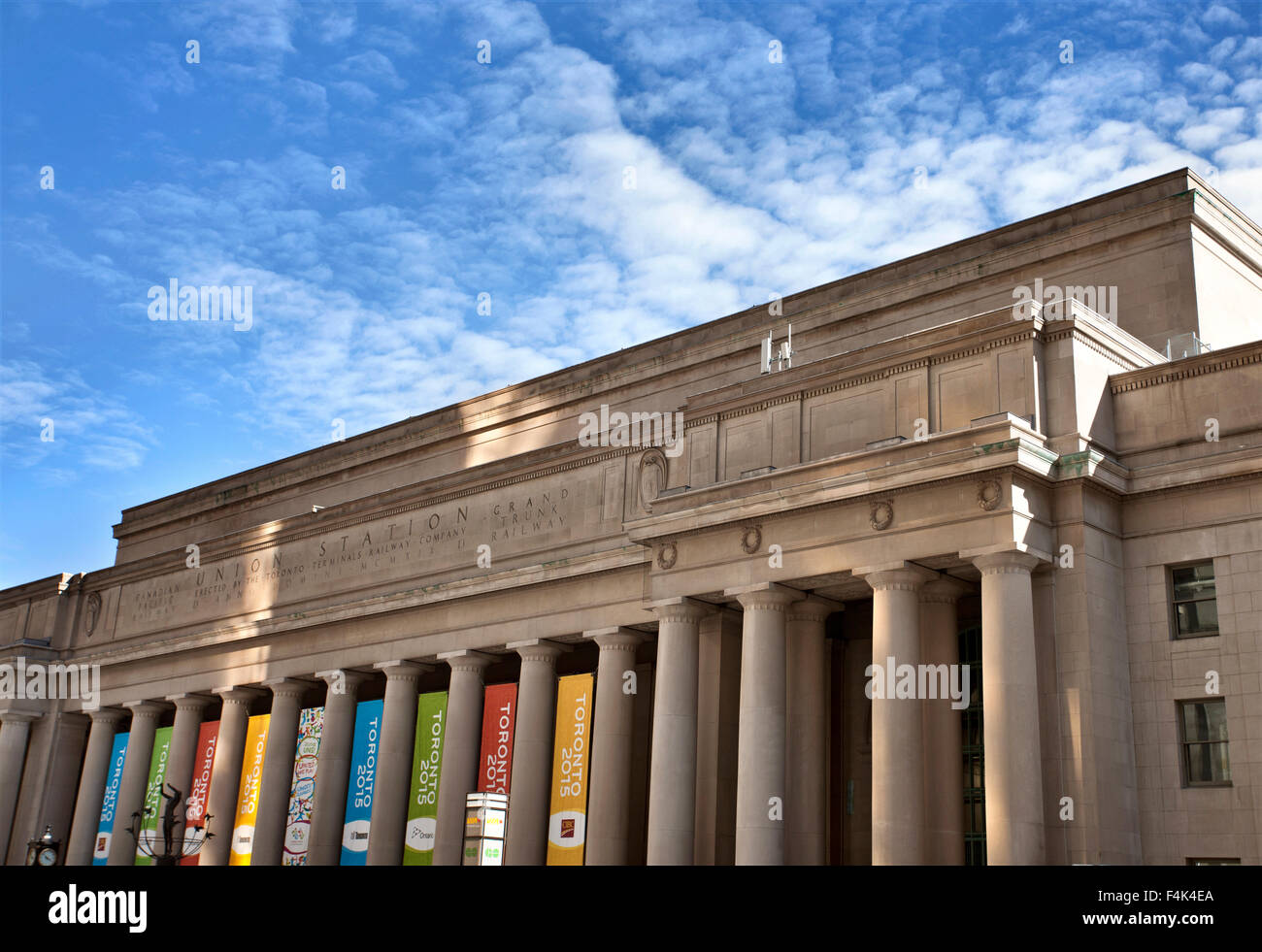 Toronto Downtown urban city blue sky modern Stock Photo - Alamy