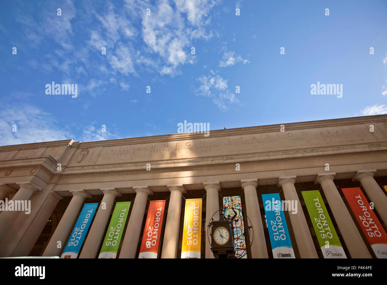 Toronto Downtown urban city blue sky modern Stock Photo - Alamy