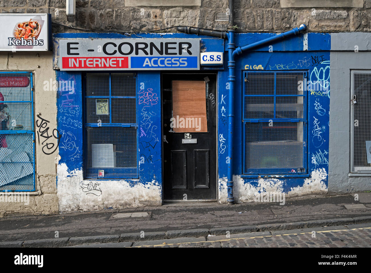 Derelict Internet Access outlet in Blackfriars Street, Edinburgh ...
