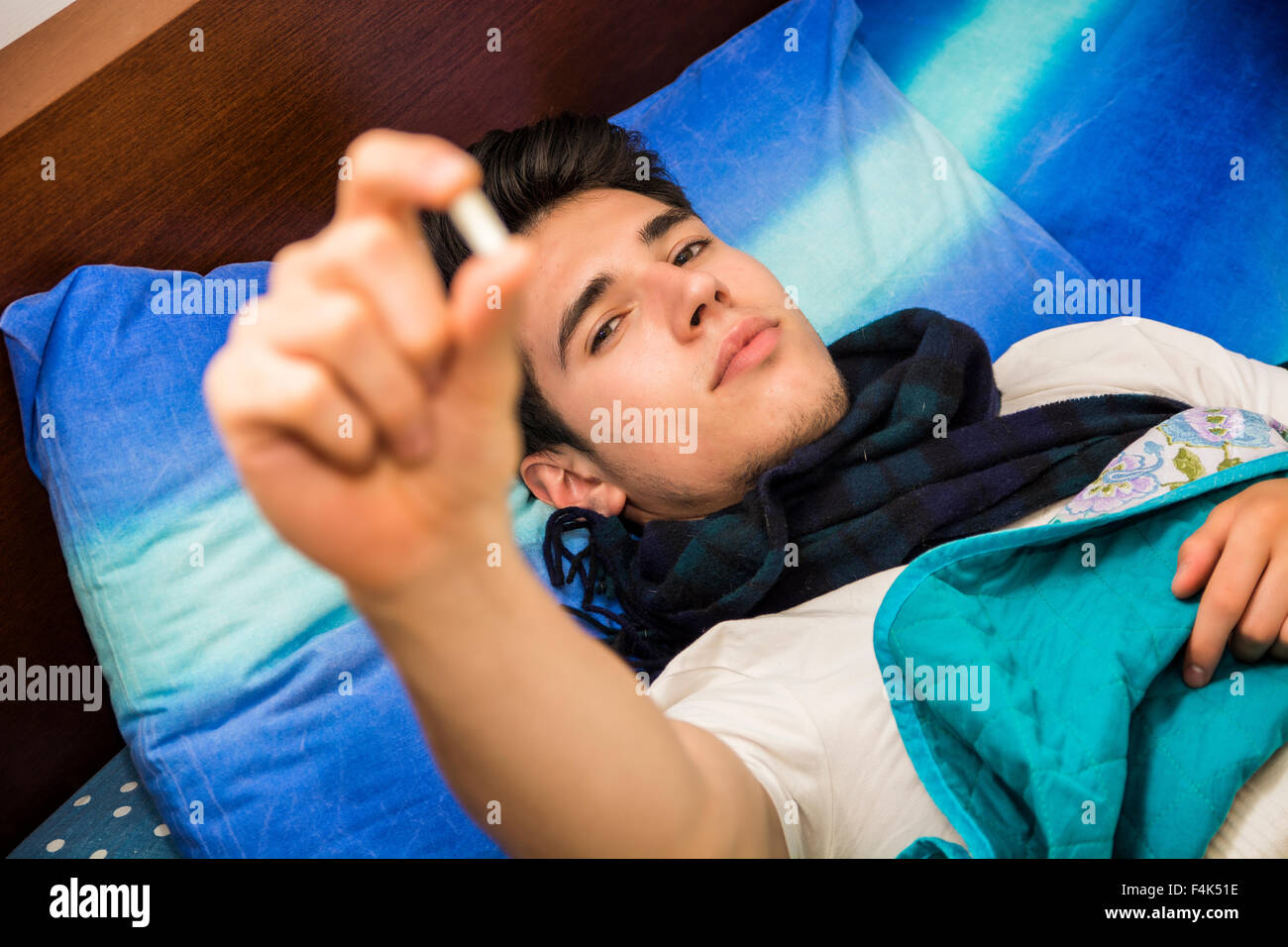 Man headache taking tablet hi-res stock photography and images - Alamy