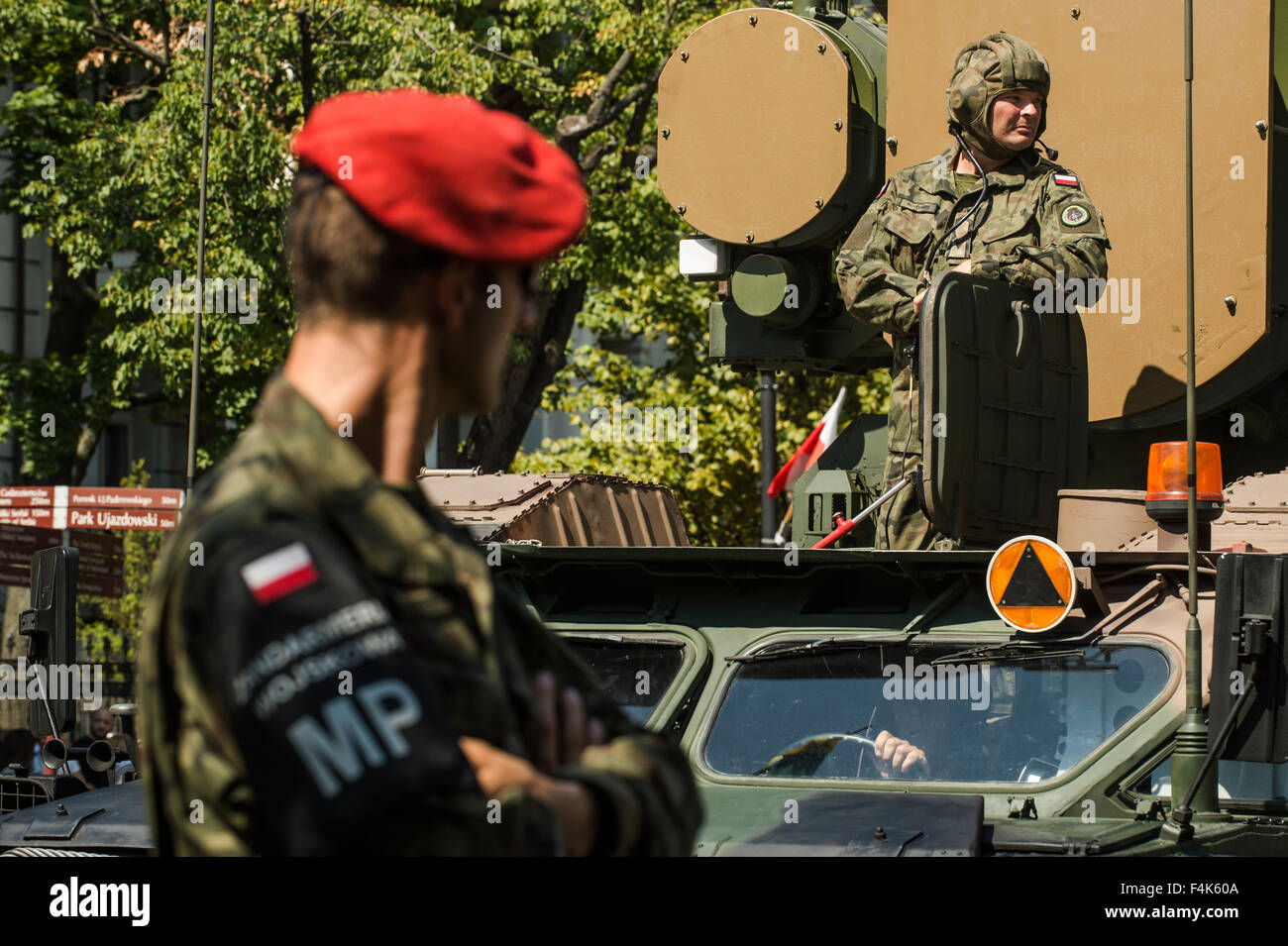 Polish military police hi-res stock photography and images - Alamy