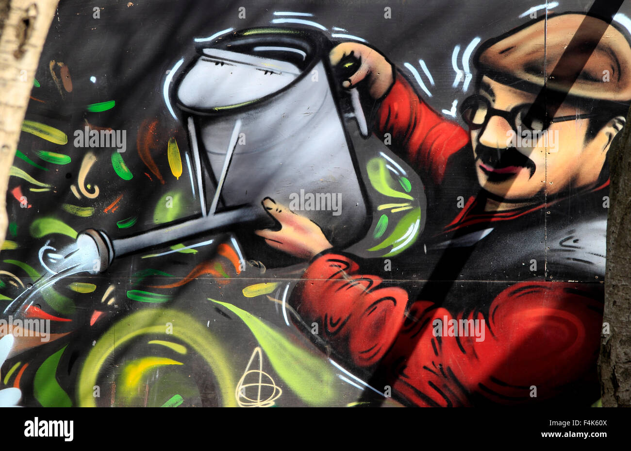 Icelandic mural painting hi-res stock photography and images - Alamy
