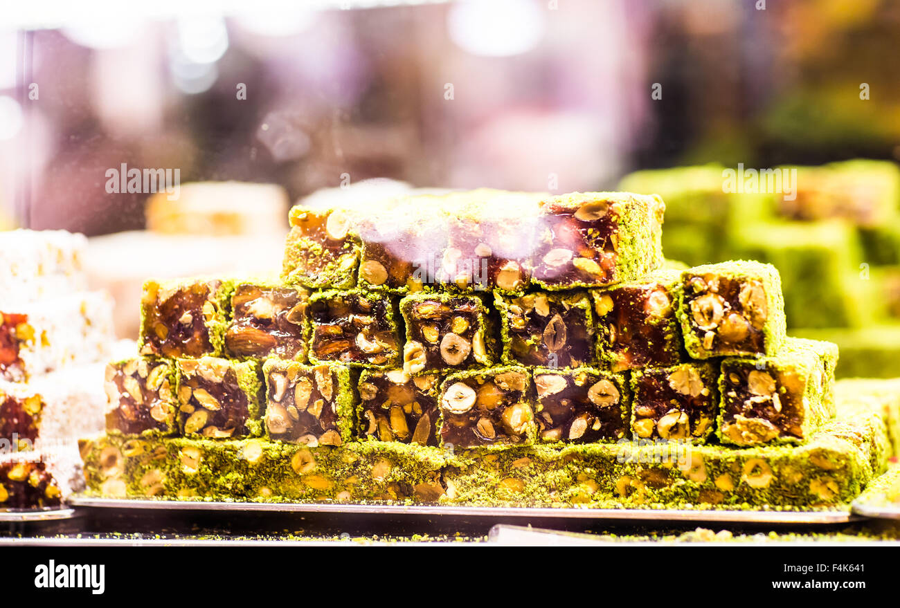 Turkish delight in Istanbul Stock Photo - Alamy