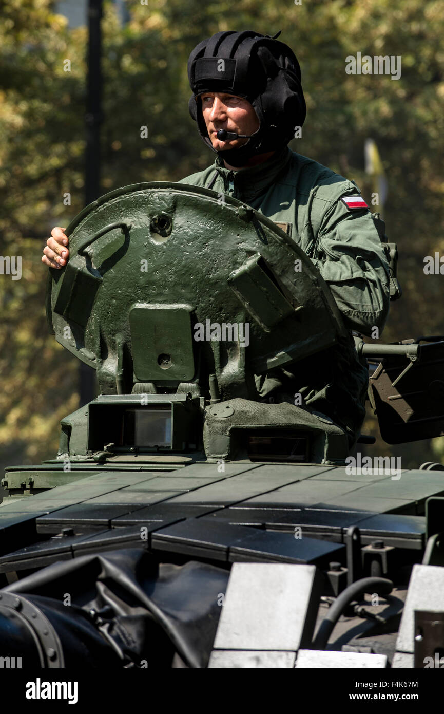 A soldier of the Polish Military attends the Armed Forces Day in Warsaw ...